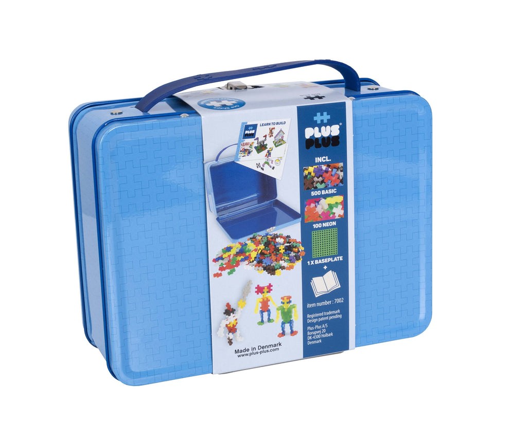 PLUS-PLUS Suitcase Basic Metal | playhao - Toy Shop Singapore